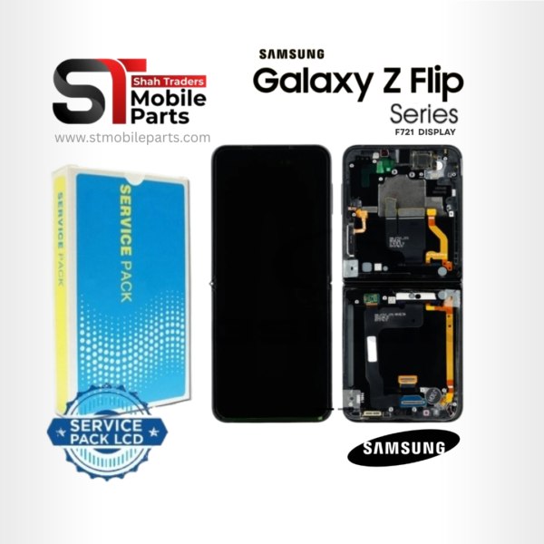 Samsung Flip 4 (Black) Service Pack LCDs - ST Mobile Parts