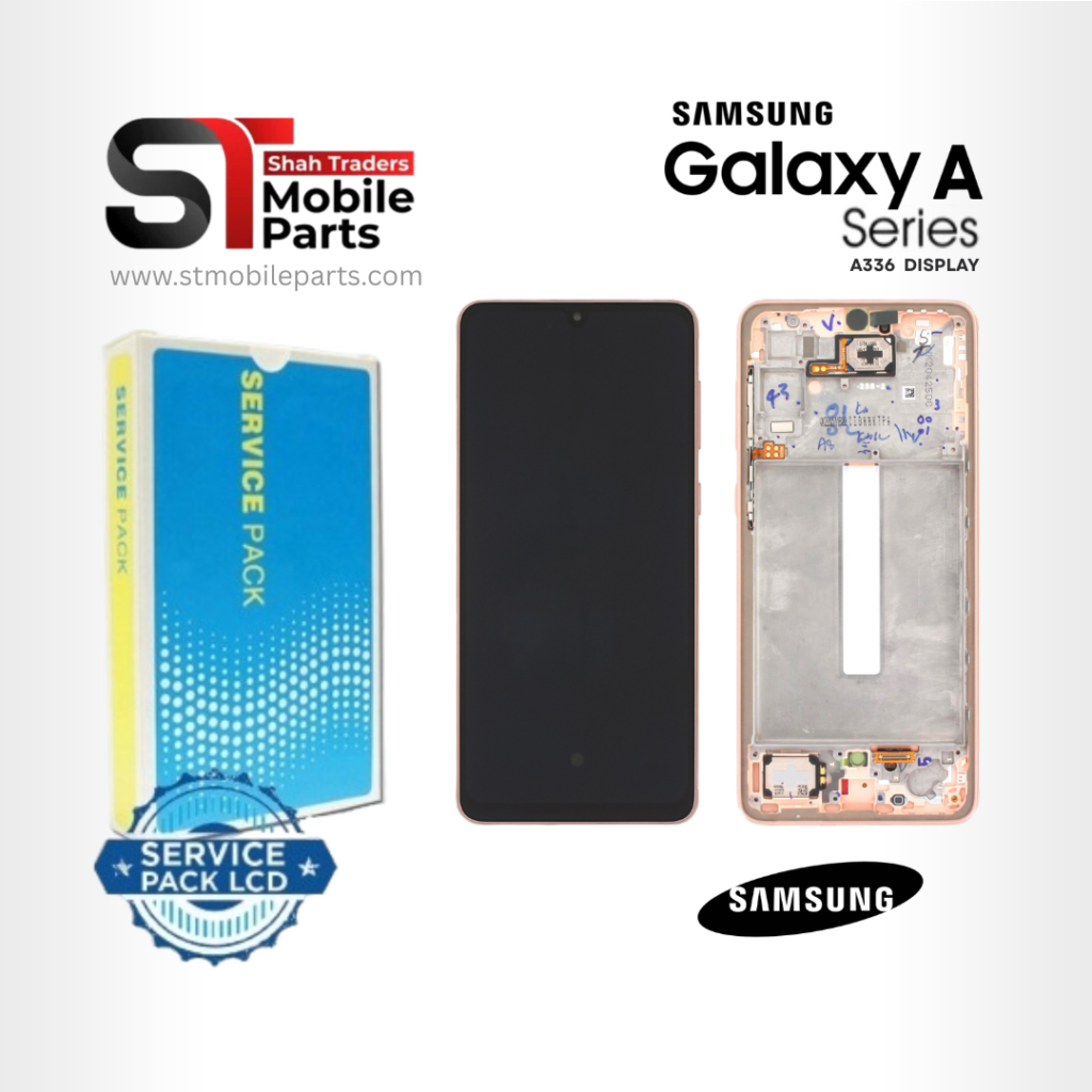 Samsung A33 Colour Peach Gold Service Pack LCDs - ST Mobile Parts