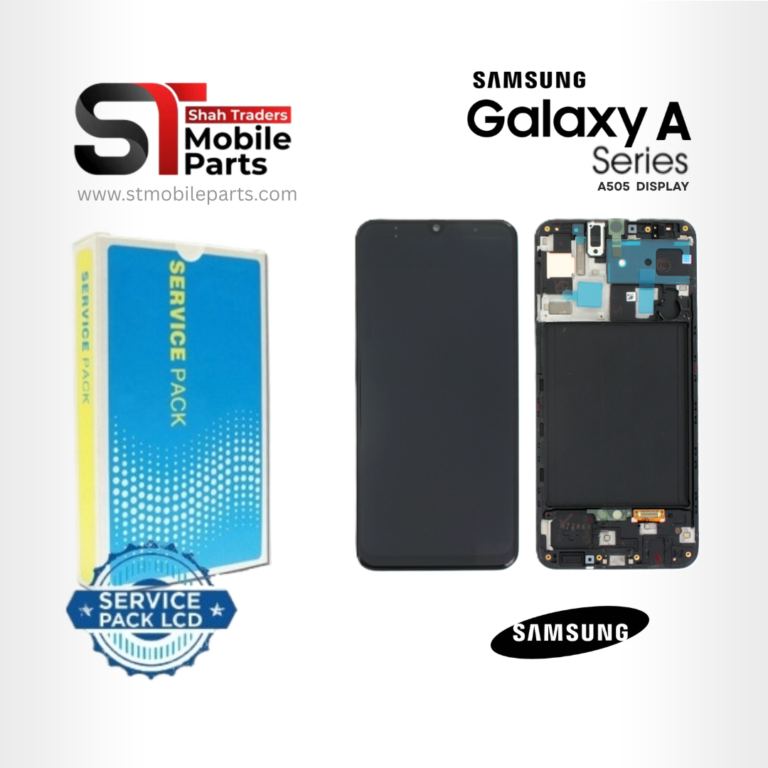 Samsung A50 Colour Black Service Pack LCDs - ST Mobile Parts